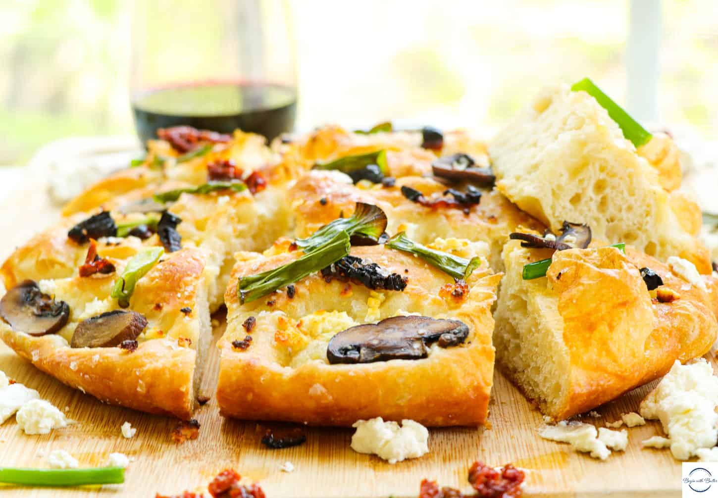 Goat Cheese Skillet Focaccia Begin With Butter