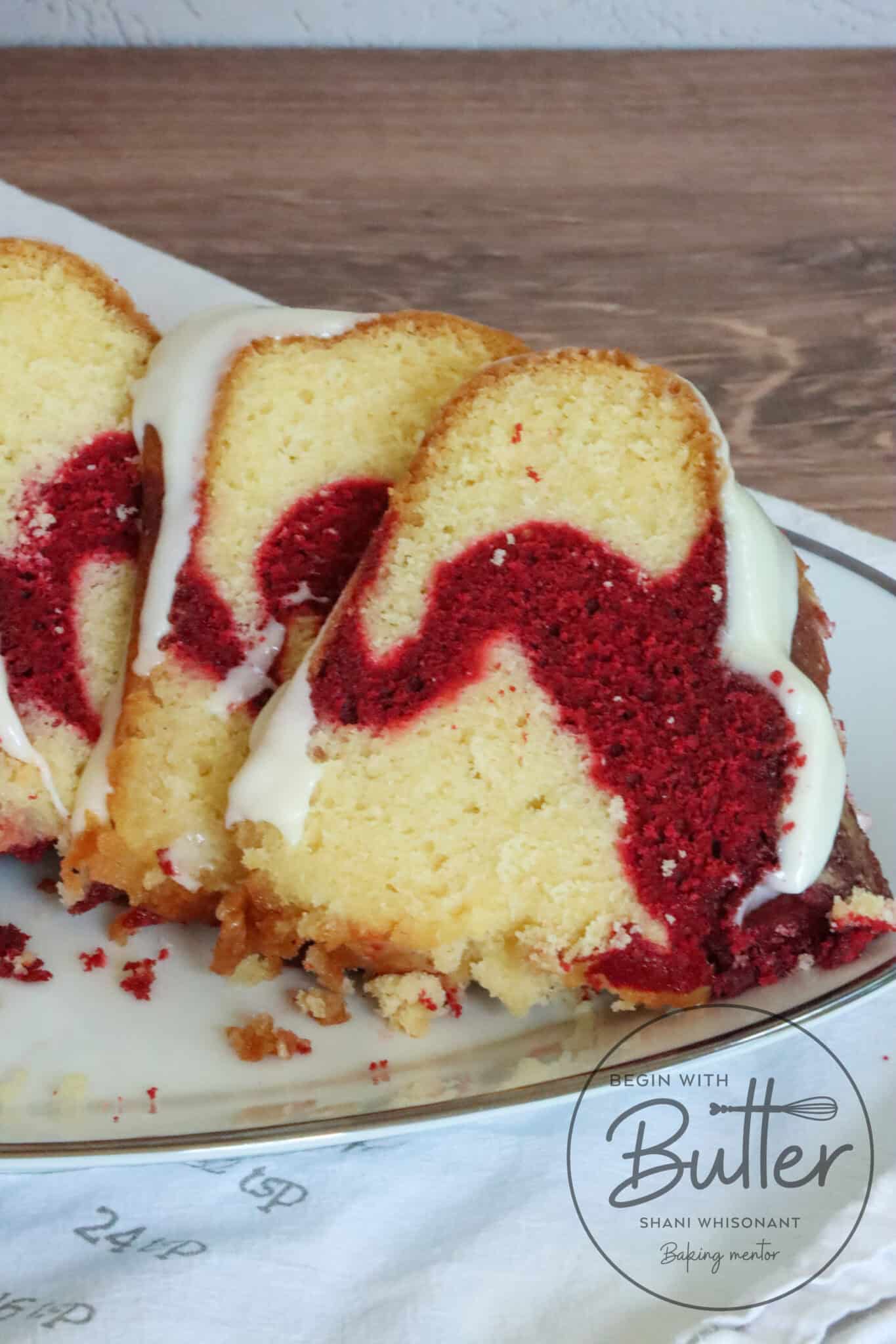 Red Velvet Marble Cake | Begin with Butter