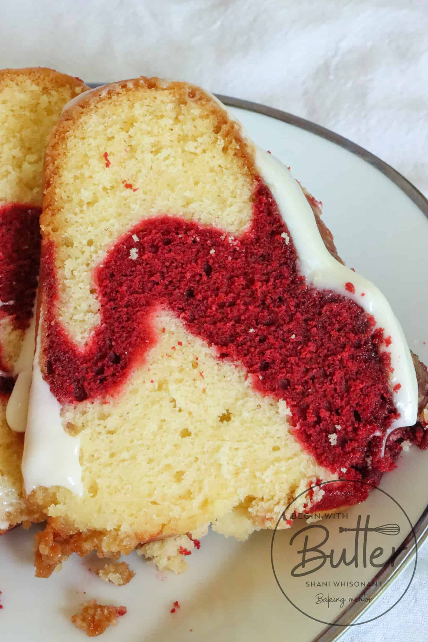 Red Velvet Marble Cake | Begin with Butter