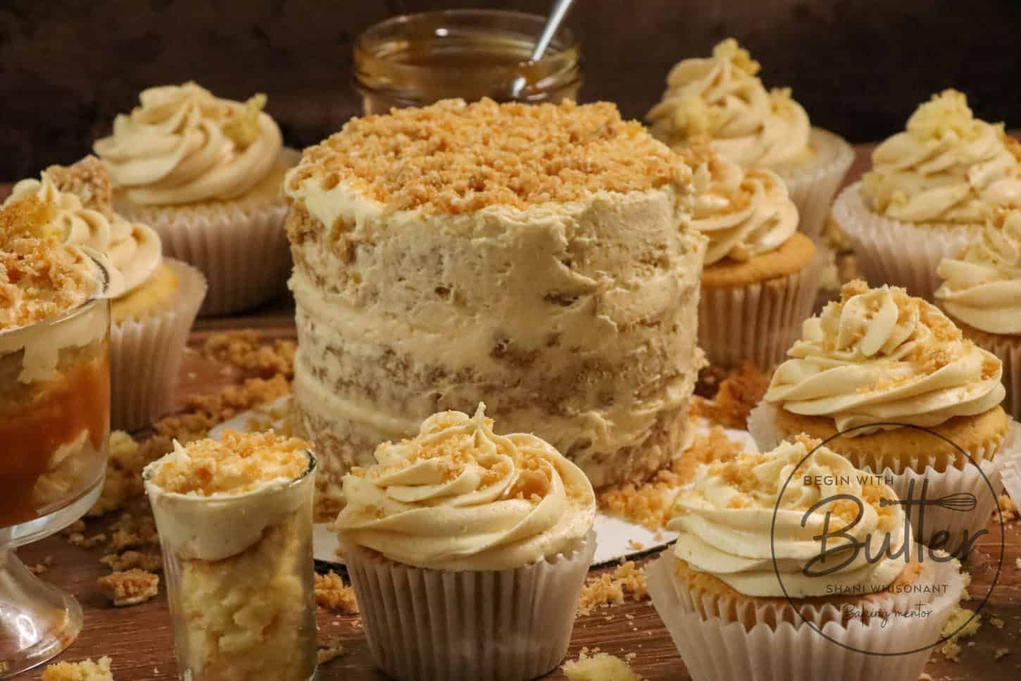 Toffee Crunch Cake, Charcuterie Style | Begin with Butter