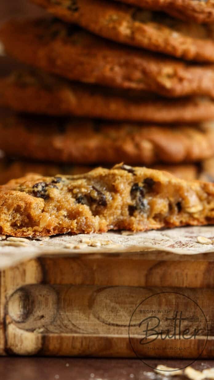 Oatmeal Raisin Cookies | Begin with Butter